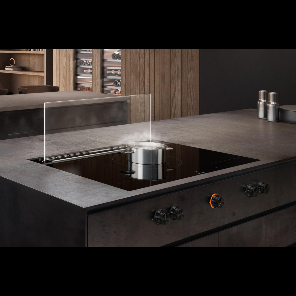 Gaggenau AL200190, Serie 200, Tischlüftung, 90 cm, flächenbündiger Ei ...